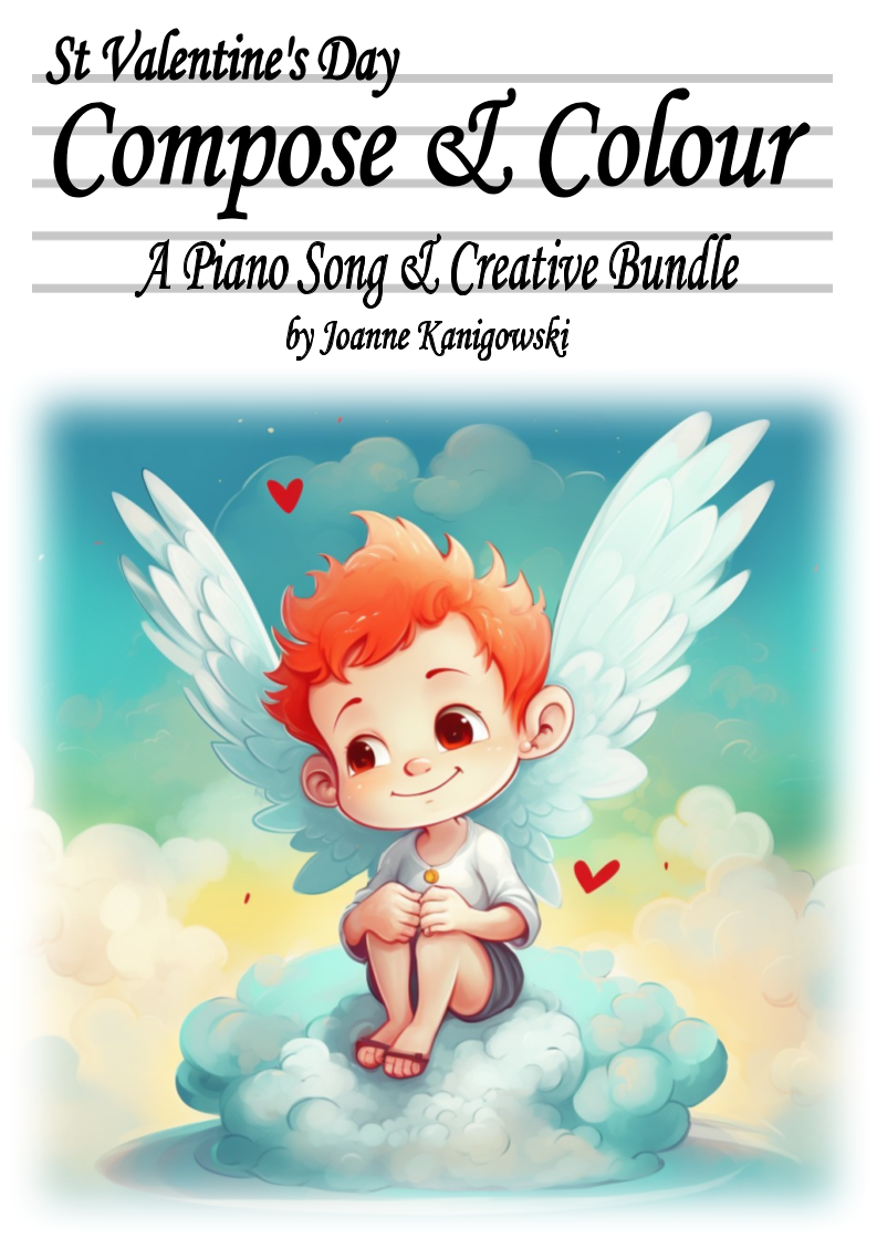 Valentine's Day Compose and Colour - Play Around Piano